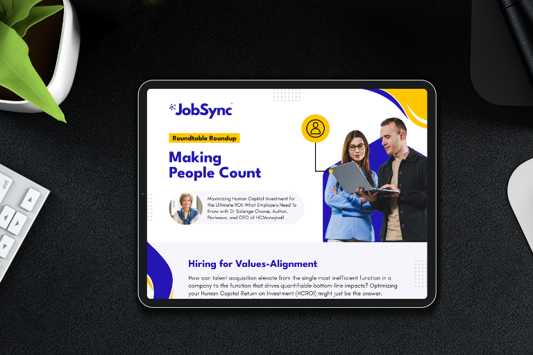 HCROI & Making People Count - Roundtable Infographic - JobSync